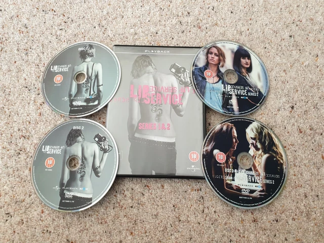 LIP SERVICE THE Complete Series 1 One & 2 Two 4 Disc Dvd Set Lesbian ...