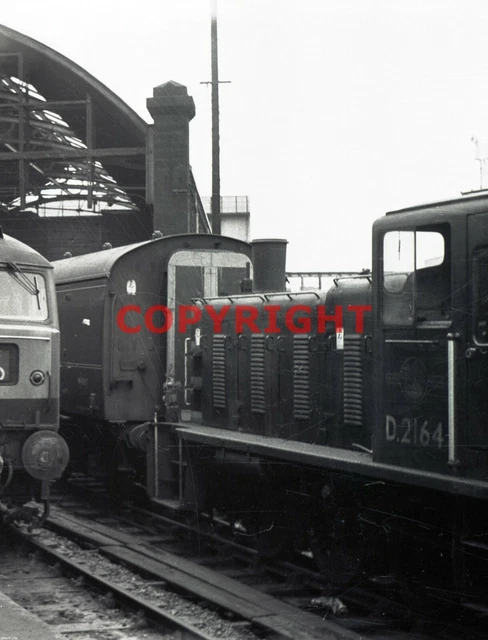 1449 ORIGINAL 35MM Railway Negative - Station Pilot D2164 - Newcastle ...