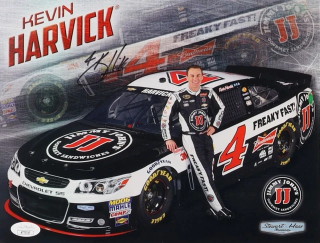 KEVIN HARVICK AUTOGRAFATO 8x10 Nascar JIMMY John's Foto JSA EUR 78,82 ...