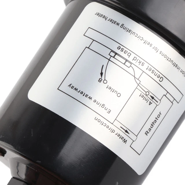 ENGINE COOLANT HEATER 1000W 50℃ Constant Temperature IP54 Waterproof ...