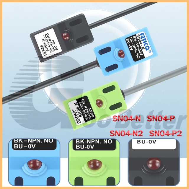 SN04-N-P-N2-NP2/4MM INDUCTIVE PROXIMITY Sensor Detection Switch NPN NO DC 10-30V £2.58 - PicClick UK
