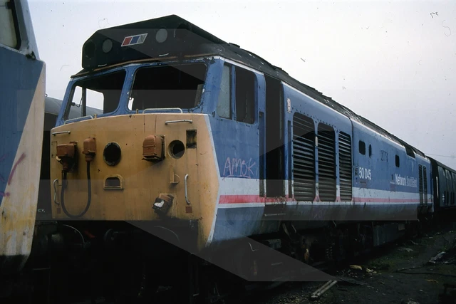 ORIGINAL 35MM SLIDE - Class 50 - 50045 at Totnes station on 30.10.80. £ ...