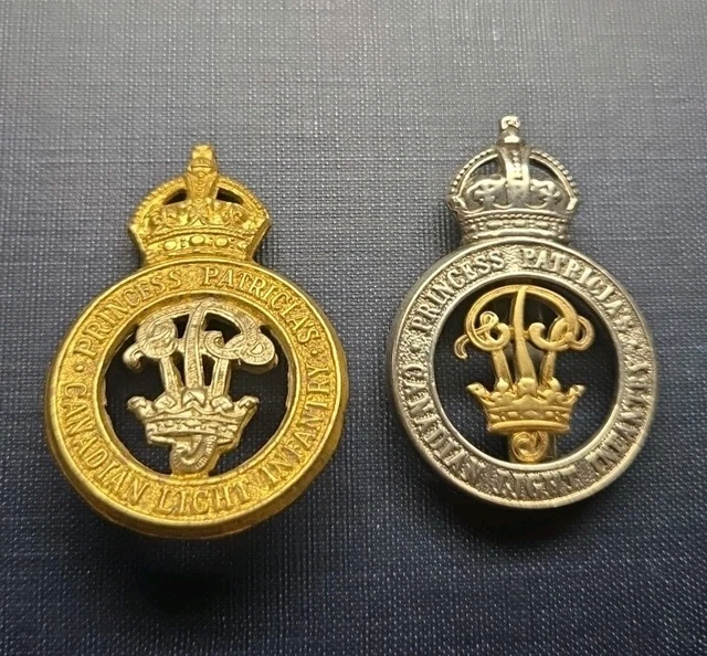 PRINCESS PATRICIA'S CANADIAN Light Infantry Officers Cap Badge PPCLI ...