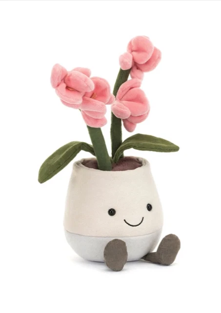 JELLYCAT AMUSEABLES PINK Orchid - BNWT £55.00 - PicClick UK