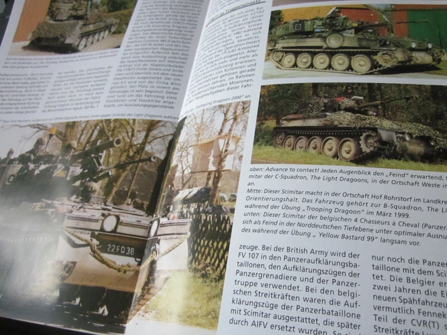 ARCHIV MILITÄRFAHRZEUGE LEICHTE Panzer 29.1 Spähpanzer FV 107 Scimitar ...