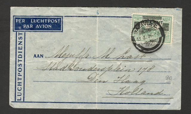 NETHERLAND INDIES-AIRMAIL LETTER To Netherlands-1936. $9.95 - PicClick