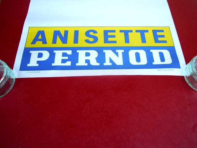 ANCIENNE Affiche "" Pernod "" Pub Bistrot Pastis Ricard EUR 9,95 ...