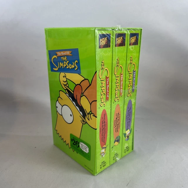 THE BEST OF The Simpsons Volumes 1, 2, and 3 (VHS | 1997) Brand New VHS ...