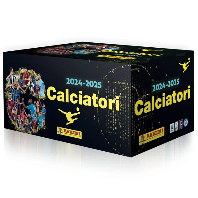 CALCIATORI PANINI 2024 2025 Scatola Box 100 bustine di figurine sigillate Edi... EUR 89,90 ...