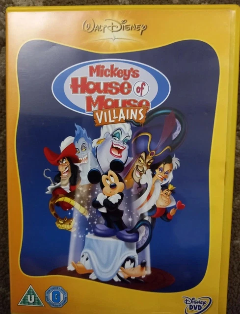 WALT DISNEY MICKEY'S HOUSE OF MOUSE VILLAINS DVD RARE KIDS Movie ...