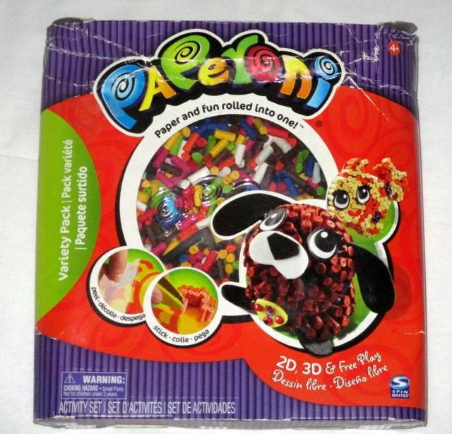 NEW SPINMASTER PAPERONI Variety Pack 2D Fish 3D Dog &Free Play Craft ...
