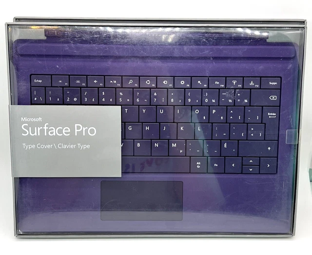 MICROSOFT MODEL 1644 Type Cover for Surface Pro 3 PURPLE Bilingual ...