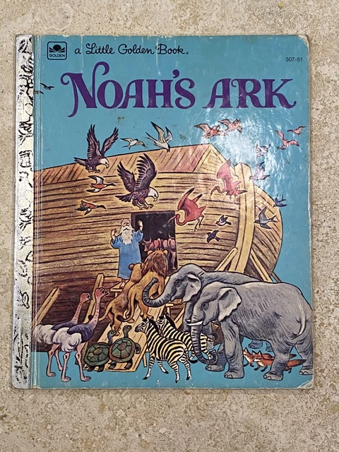 VINTAGE 1969 LITTLE Golden Book Noah’s Ark $0.99 - PicClick