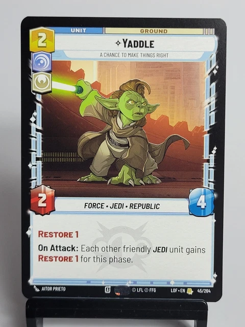 STAR WARS UNLIMITED - LOF - Yaddle - A Chance To Make Things Right £4. ...