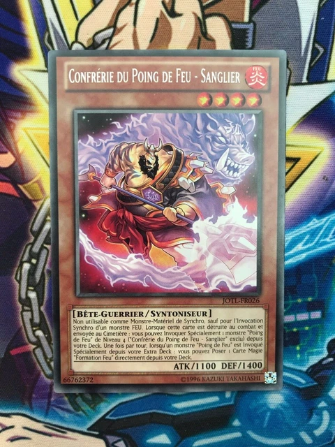 YU-GI-OH! CONFRÉRIE DU Poing de Feu - Sanglier JOTL-FR026 / Rare EUR 1,00 - PicClick IT