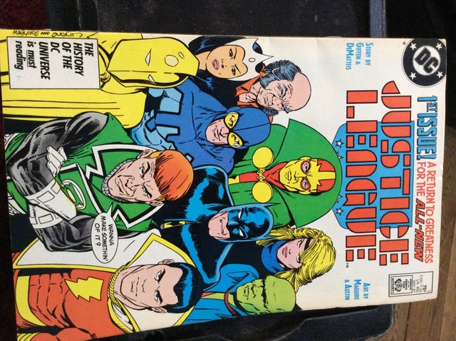 JUSTICE LEAGUE - First Issue - Comic - May 1987 EUR 6,93 - PicClick IT