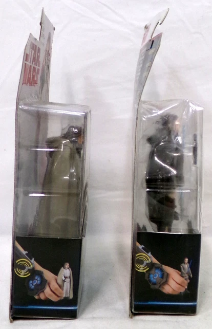 HASBRO STAR WARS Force Enlace Última Jedi Rey & Luke Skywalker 3.75 ...