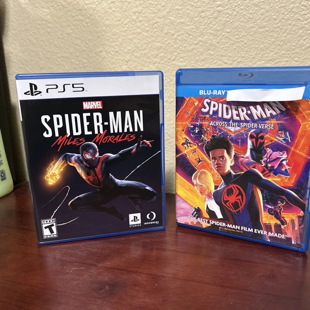 MARVEL'S SPIDER-MAN: MILES Morales PS5 & Across The Spider-verse Blu ...