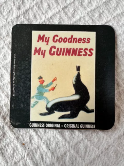 ORIGINAL RARE RETRO Guiness Beer Mat Coaster Collectable £5.00 ...