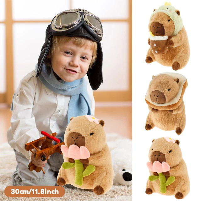 CAPYBARA PLUSH TOY 12inch Cute Capybara Stuffed Toy Ultra-Soft Capybara ...