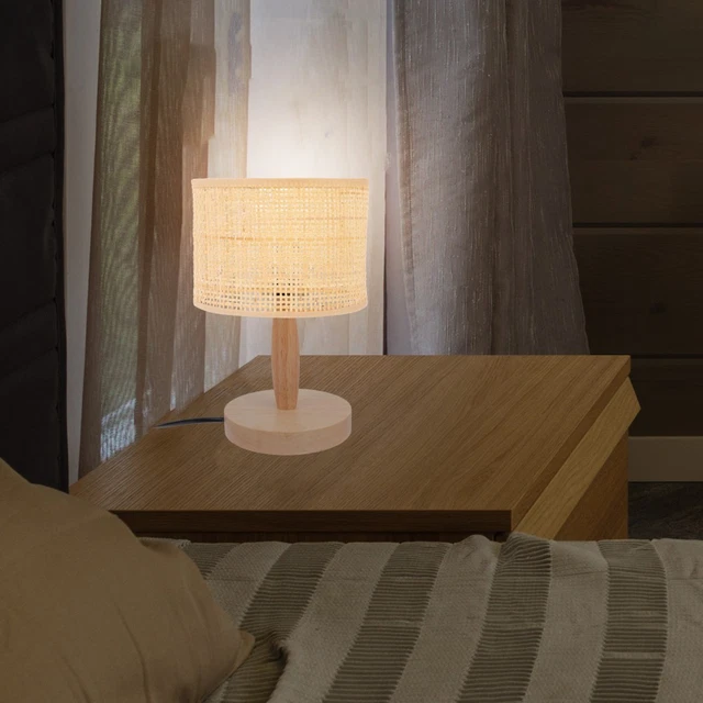 2PCS NIGHT LAMP Wood Bases Solid Wood Lamp Base Accessories Night Light ...