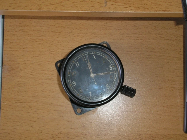 WW2 RAF MK IID Aircraft Clock 8 Day Spitfire Lancaster. etc AM Ref 6A ...