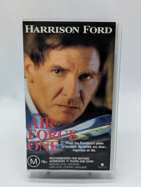 AIR FORCE ONE - Harrison Ford - VHS Video Cassette Tape - PAL - M- Free ...