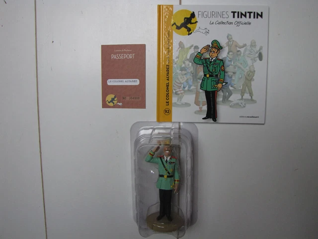 FIGURINE TINTIN LA collection officielle LE COLONEL ALVAREZ aide de ...