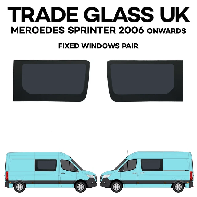 MERCEDES SPRINTER FIXED Windows, Sprinter Side Windows, MWB LWB 2006 ...