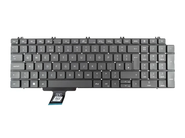 GENUINE DELL PRECISION 3560 Latitude 5520 UK Keyboard with £ Key R4FD8 ...