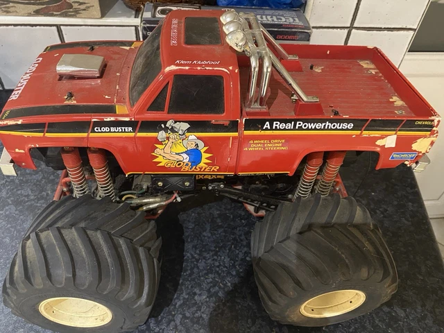 VINTAGE TAMIYA CLOD Buster 1987 RC Monster Truck Car Original RTR £135. ...