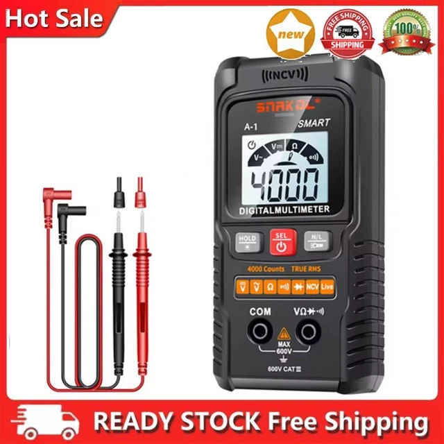 AUTOMATIC DIGITAL MULTIMETER 4000 Counts Smart Digital Multimeter Auto ...