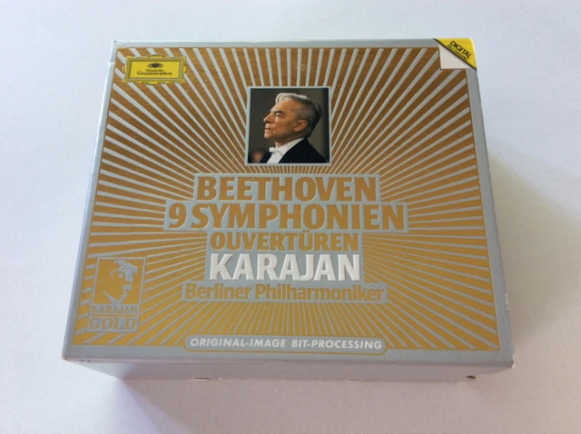 BEETHOVEN HERBERT VON Karajan 9 Symphonien Berliner Philharmoniker 6-CD-Box DGG EUR 25,00 ...