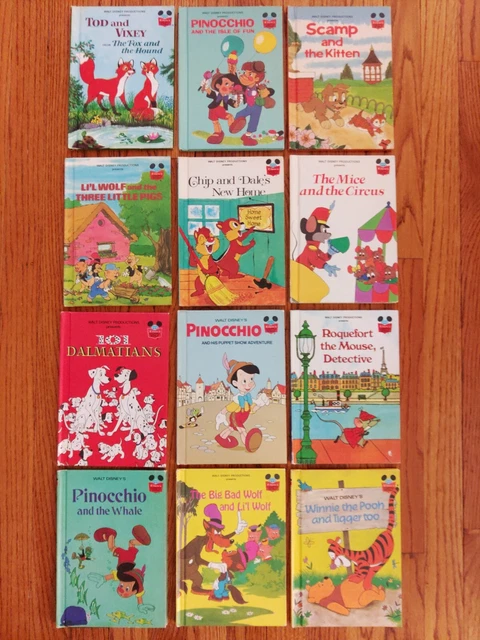 DISNEY'S WONDERFUL WORLD Of Reading Books Lot Vintage Rare £21.08 ...