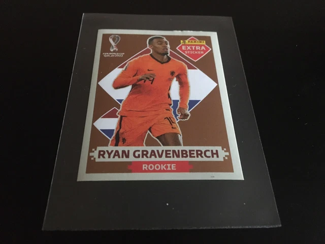 EXTRA STICKERS PANINI Coupe Du Monde Qatar 2022 Ryan Gravenberch Rookie Bronze EUR 19,99 ...