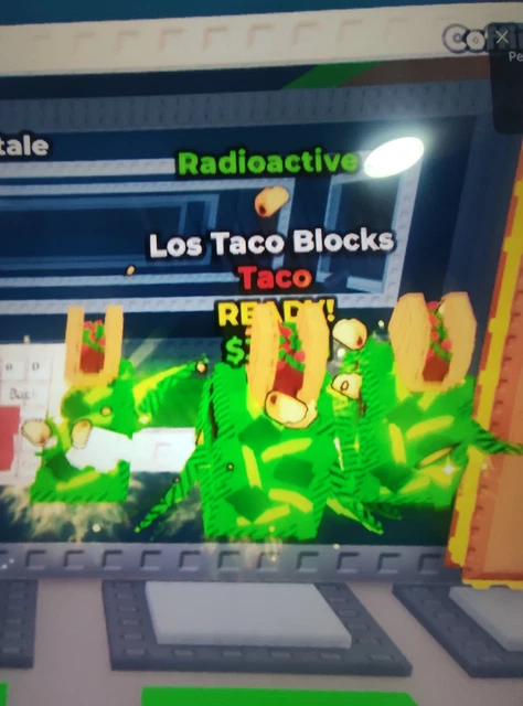 STEAL A BRAINROT SAB Los Taco Blocks Taco 1 Mutation Radioactive EUR 1 ...