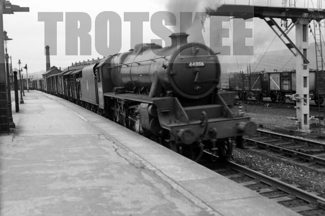 LARGER NEGATIVE BR British Railways Steam Loco 44806 Class 5MT ...