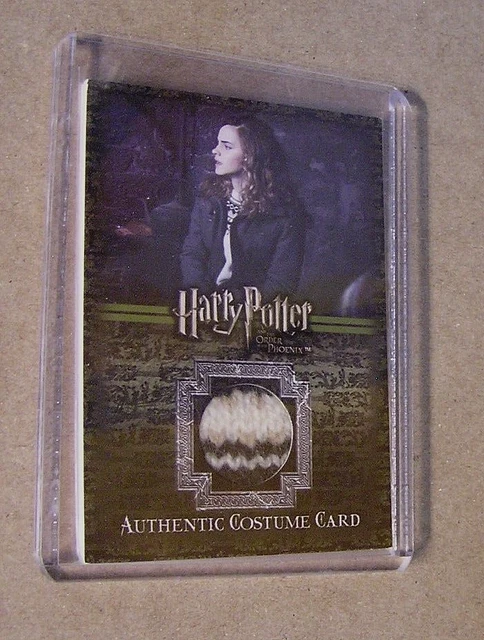 HARRY POTTER-EMMA WATSON-HERMIONE Granger-OOTP-Screen Used-Relic ...