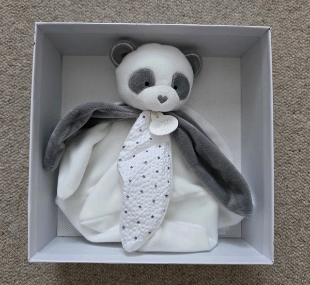 BRAND NEW DOUDOU ET COMPAGNIE PANDA COMFORTER BLANKIE SOFT TOY SOOTHER ...