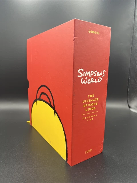 THE SIMPSONS WORLD, Ultimate Episode Guide, Seasons 1-20 Book, 1st ...