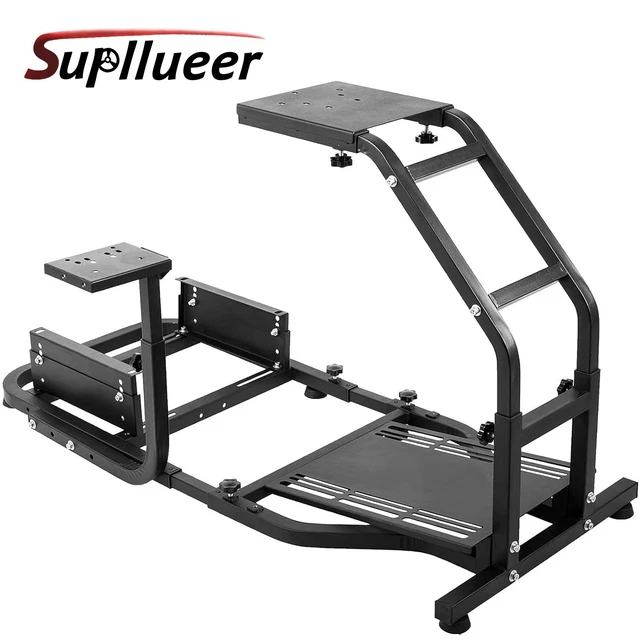 USED SUPLLUEER ADJUSTABLE Racing Simulator Cockpit Fit Logitech G920 ...