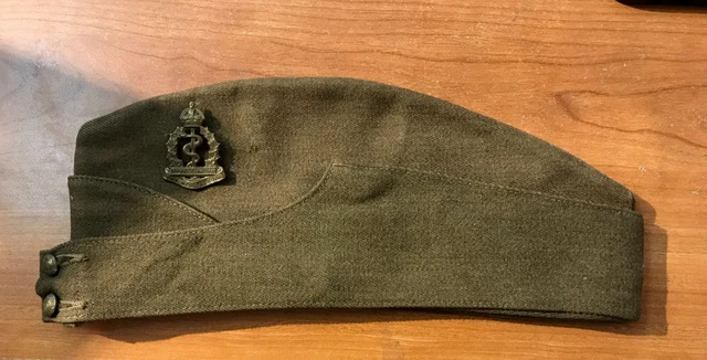 WW2 RCAMC ROYAL Canadian Medical Corps Original Side Cap , Badge $109. ...