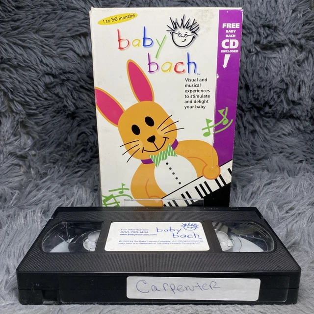 BABY EINSTEIN: BABY Bach Musical Adventure VHS Tape 2004 Disney No CD ...