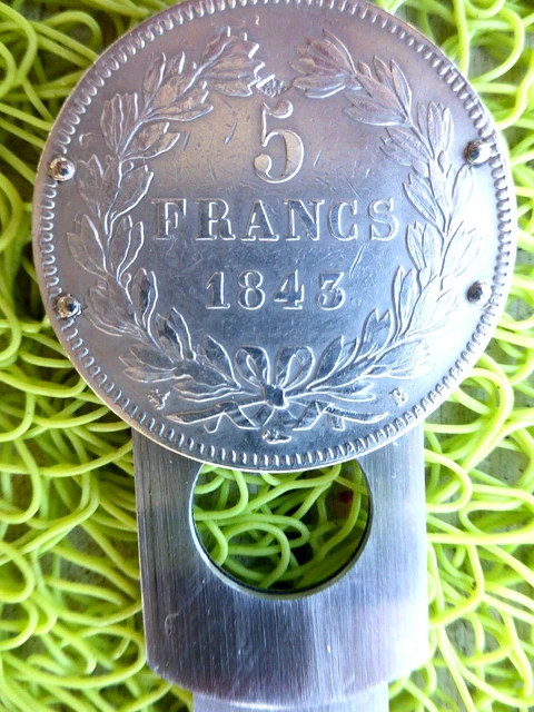 ELOI PERNET, COUPE-CIGARES dissimulé dans une Pièce 5 Francs Louis Philippe 1834 EUR 140,00 ...
