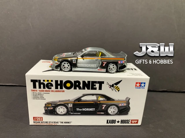 KAIDO HOUSE X Mini GT Nissan GT-R R34 The Hornet Tamiya KHMG093 1/64 ...