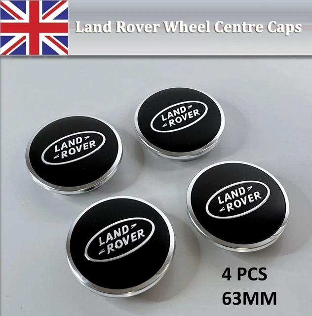 LAND ROVER/SPORT/EVOQUE/DISCOVERY CENTRE CAPS ALLOY WHEEL HUB Black ...
