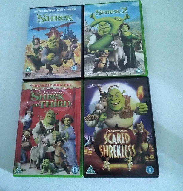 SHREK DVD BUNDLE 1/2/Third/Scared Shrekless £9.50 - PicClick UK