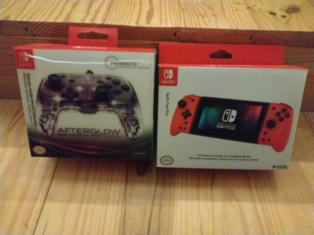 BOITE VIDE - Nintendo Switch manettes Afterglow pdp et Split Pas Pro ...
