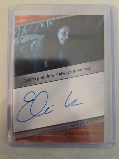 ELLIE KENDRICK MEERA Reed Quotable Auto 2025 Rittenhouse Game of ...