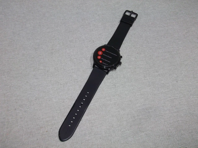 FOSSIL THE CARLYLE HR Gen 5 44mm Stainless Steel Case Men's Silicone ...